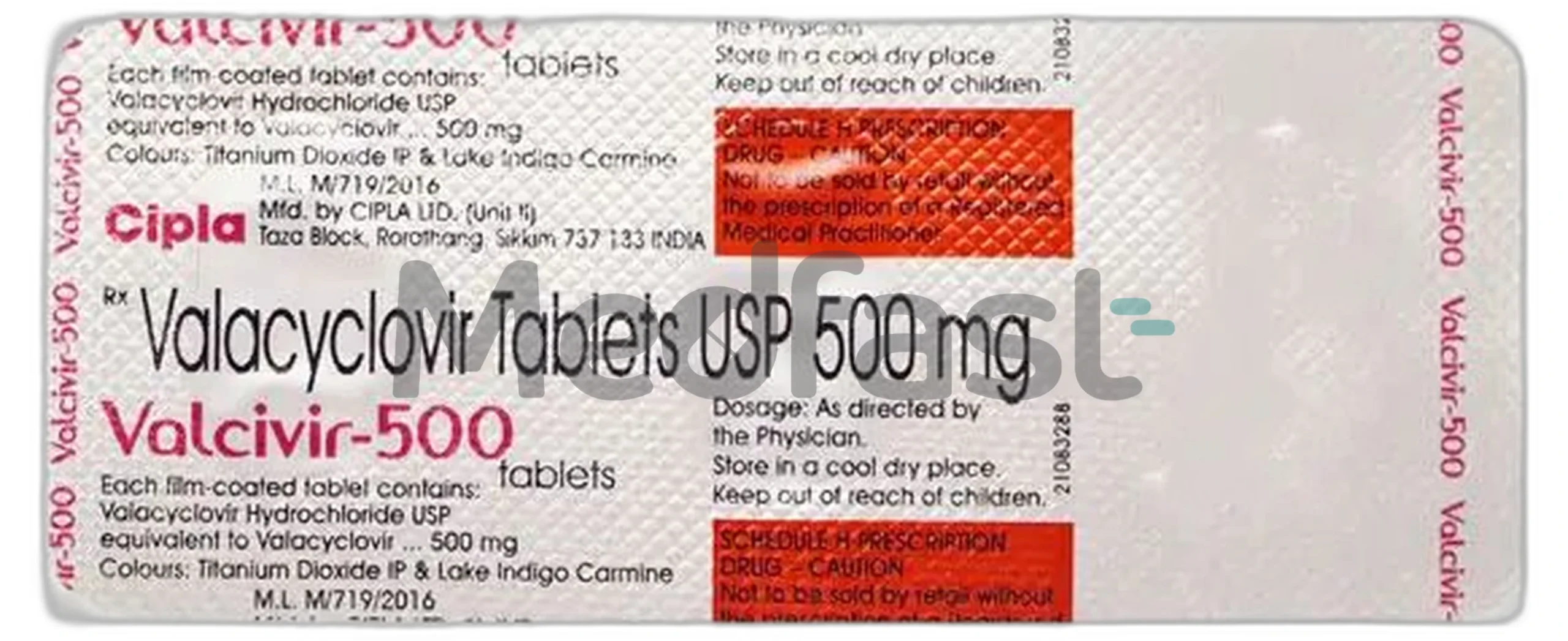 VALCIVIR 500 - Medfast
